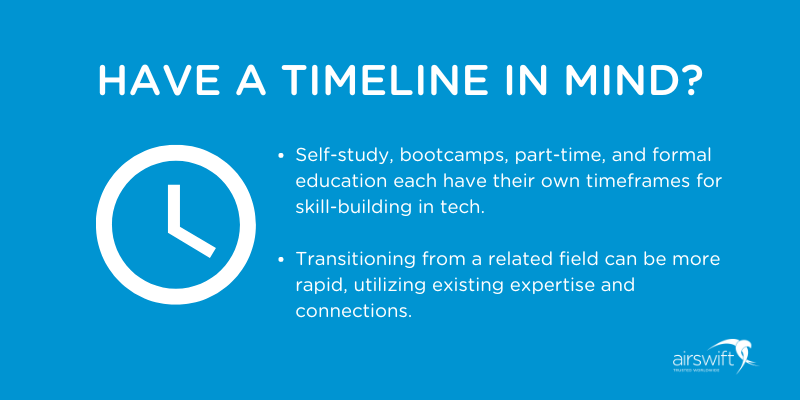 How to transition into tech: Five challenges you'll need to overcome